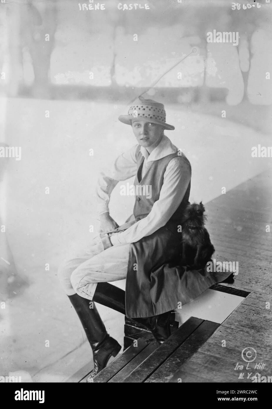 Irene Castle, Photograph shows ballroom dancer Irene (Foote) Castle ...
