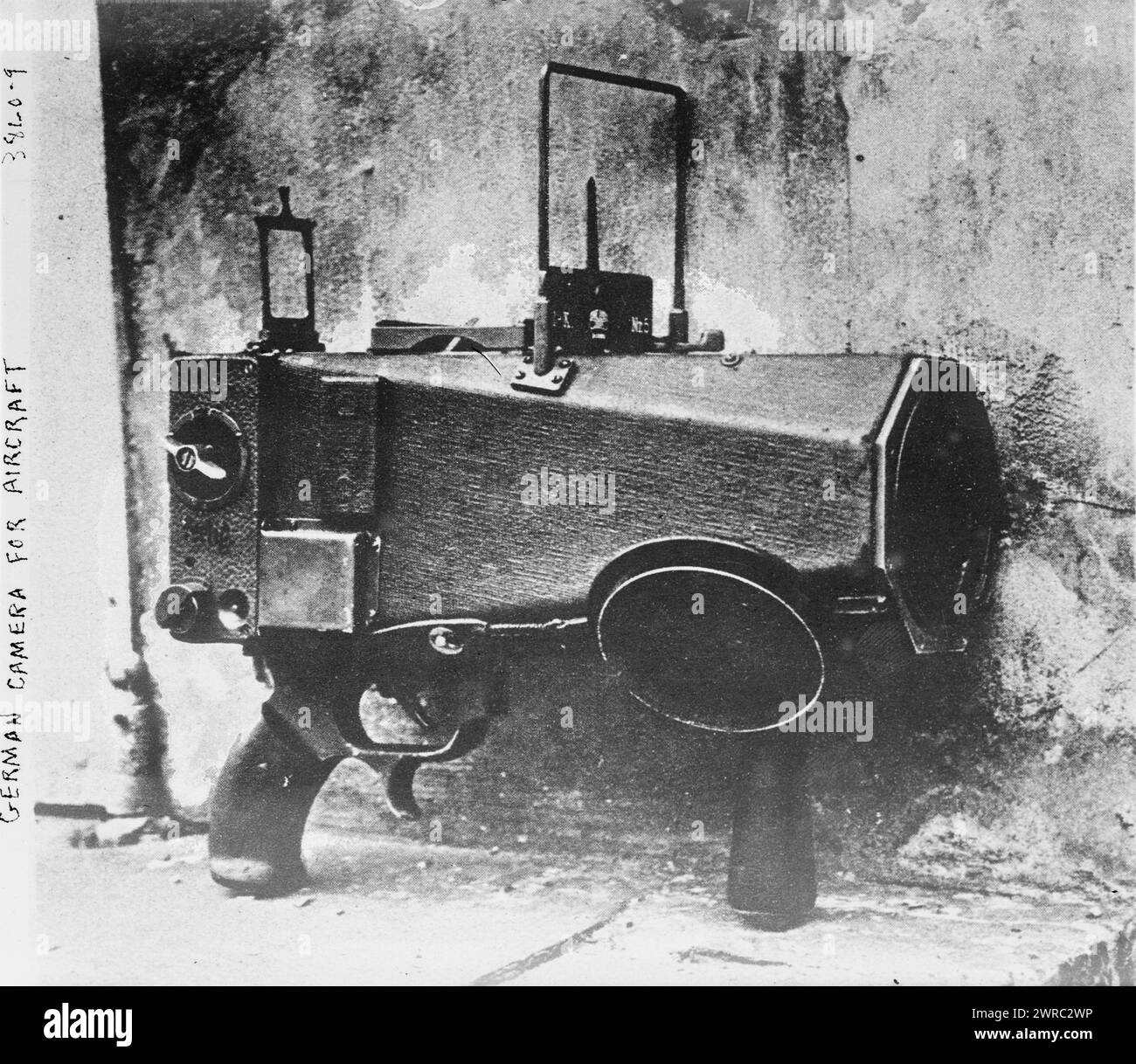German Camera for Aircraft, Photograph shows a German camera used for ...