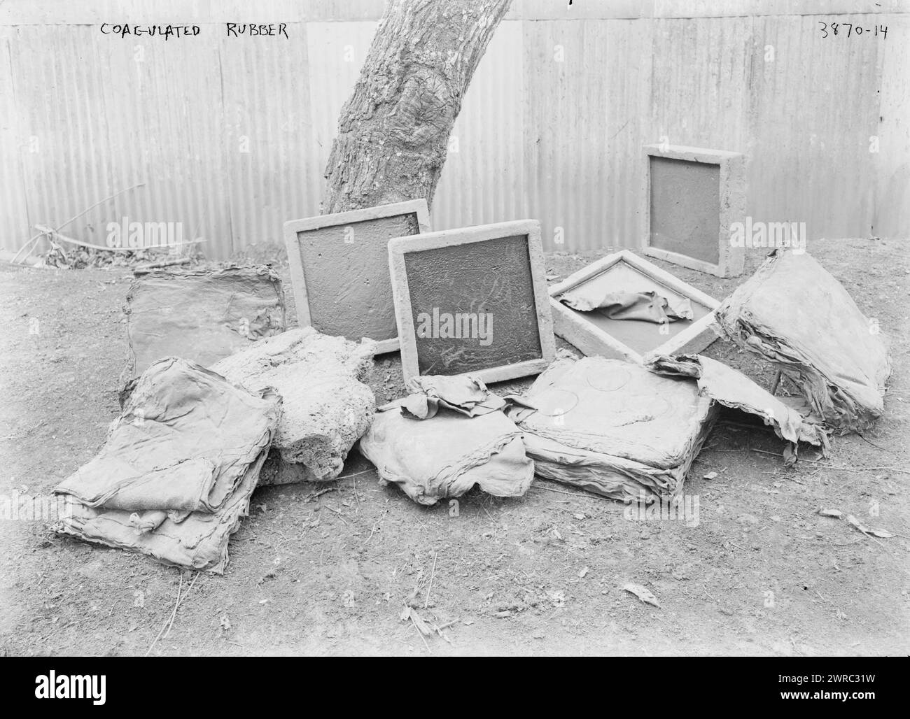 Coagulated rubber Black and White Stock Photos & Images - Alamy