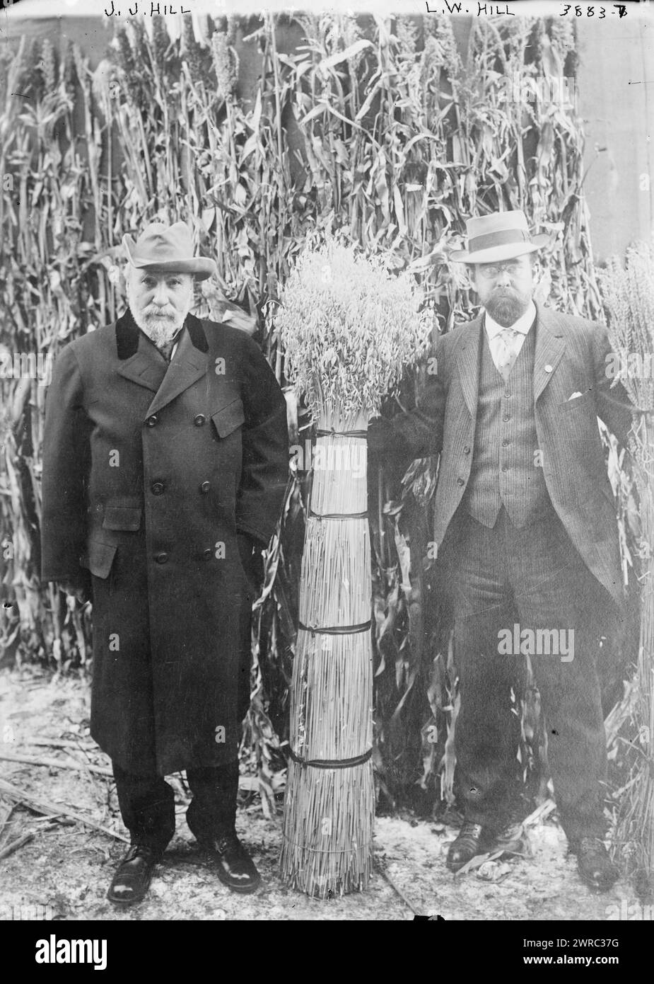 J.J. Hill & L.W. Hill, Photograph shows father and son railroad ...