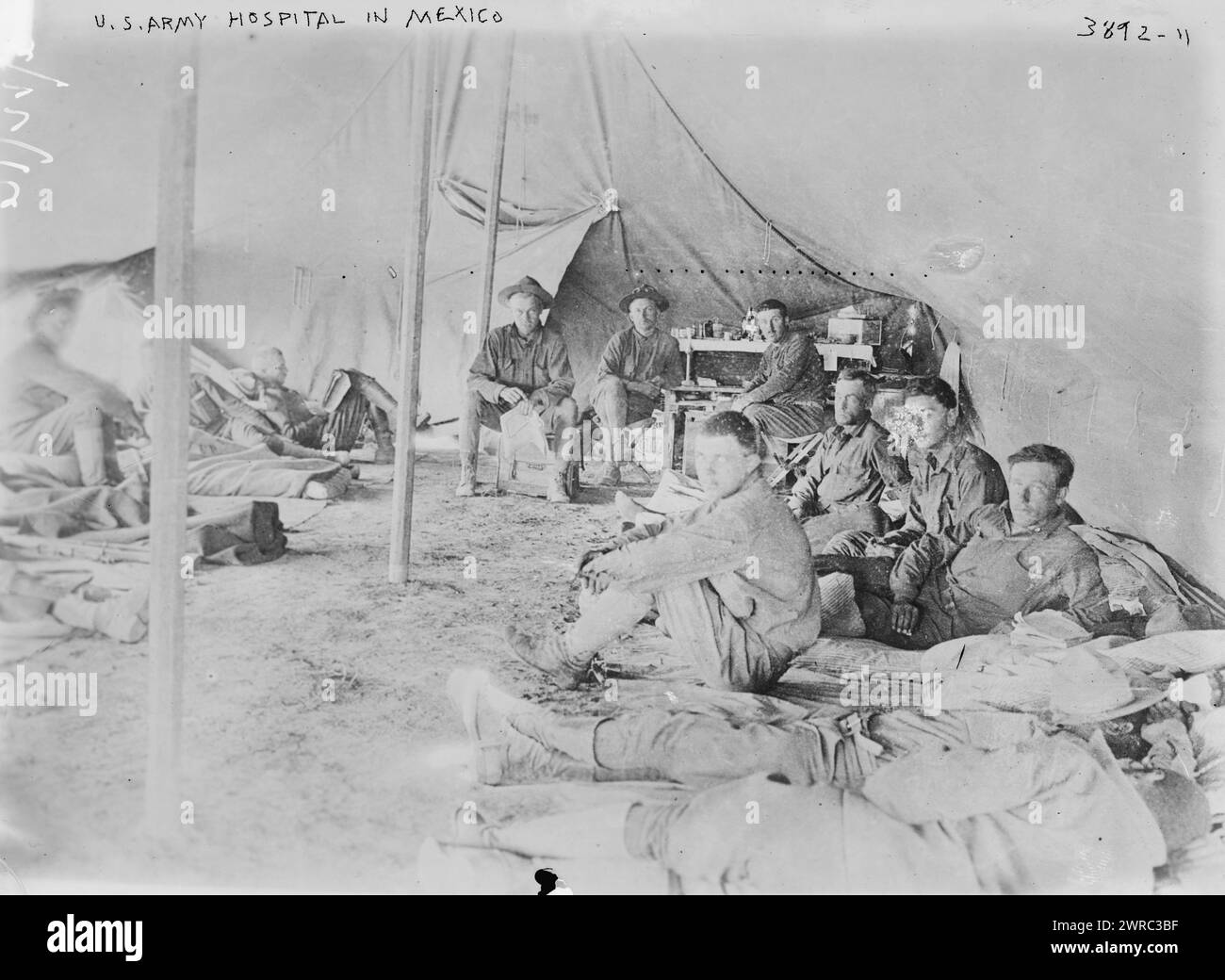 U.S. Army Hospital in Mexico, between ca. 1915 and ca. 1920, Glass ...