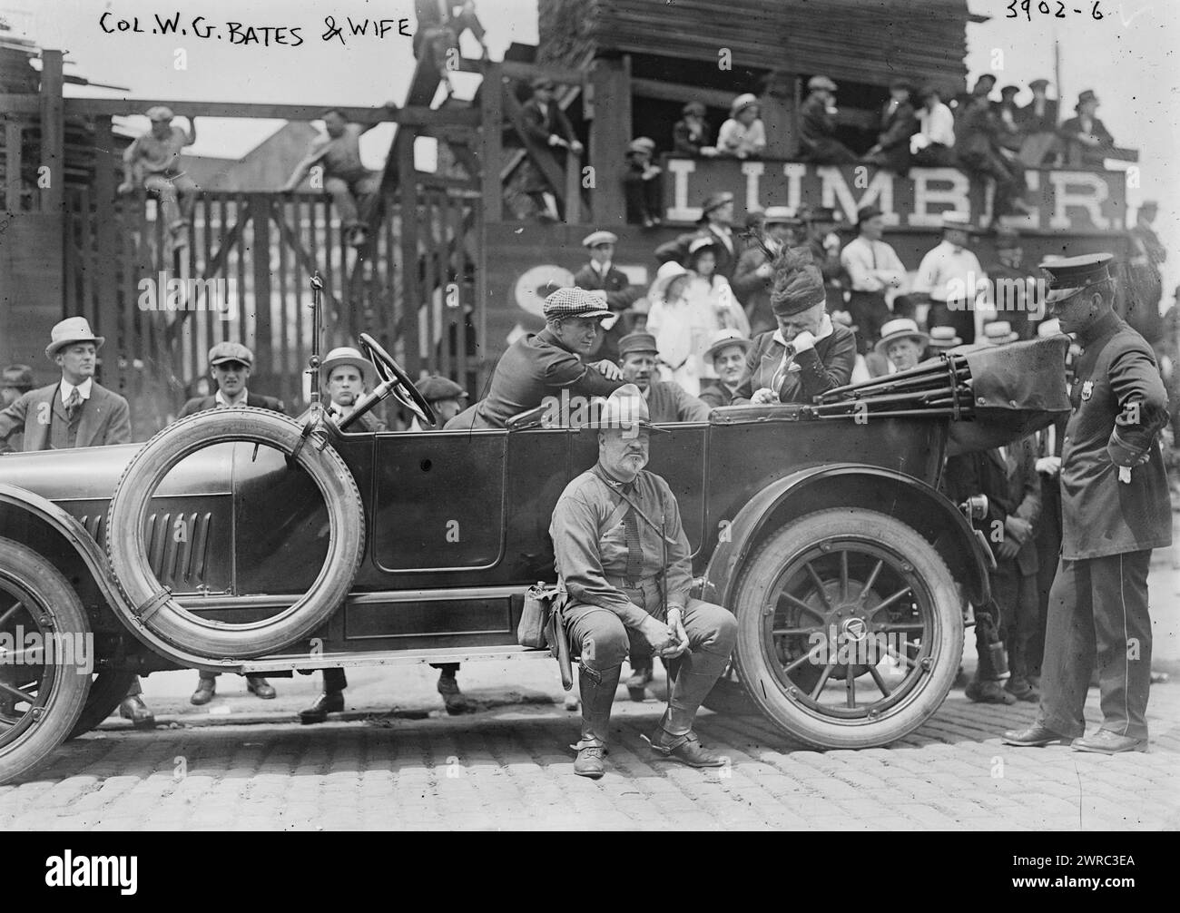 Col. W.G. Bates & wife, Photograph shows Colonel William Graves Bates ...
