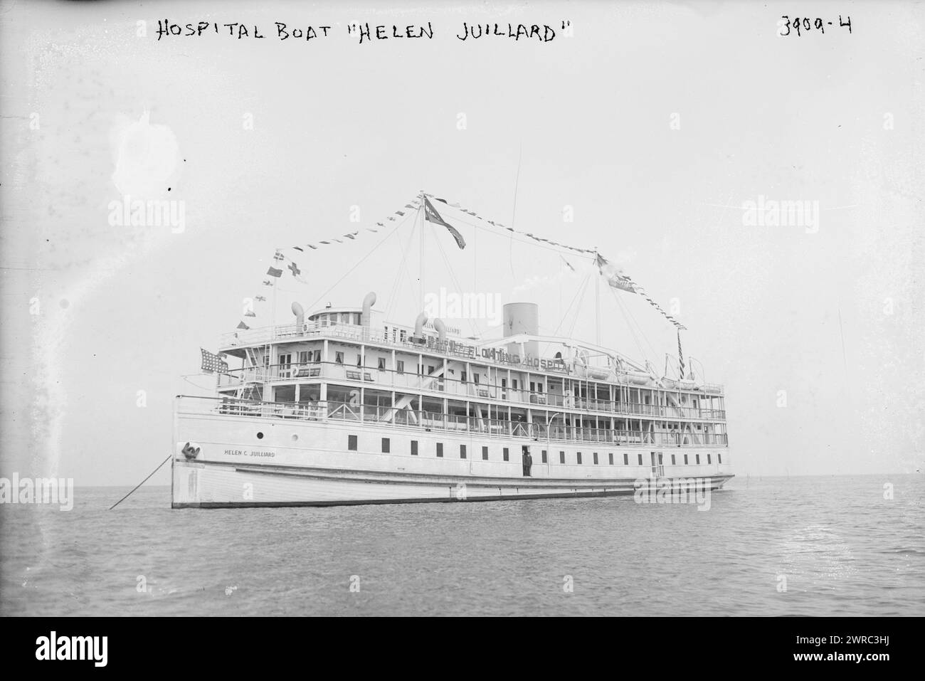 Hospital Boat 'Helen Juillard', between ca. 1915 and ca. 1920, Glass ...