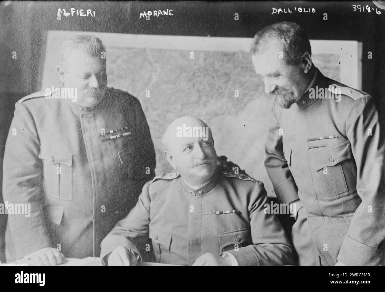 Alfieri, Morane, Dall'Olio, Photograph shows Vittorio Luigi Alfieri ...