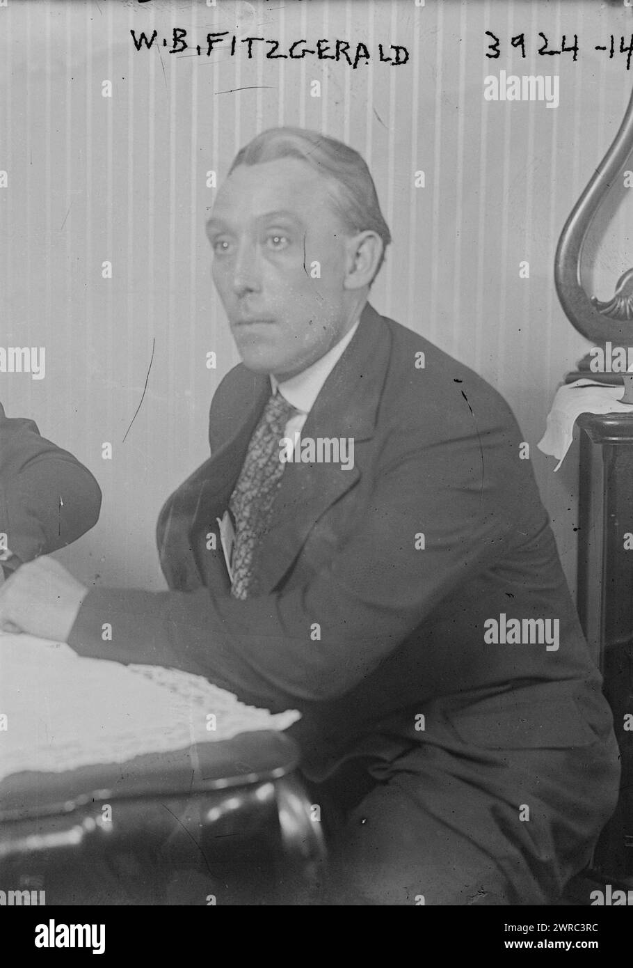 W.B. Fitzgerald, Photograph shows William Fitzgerald, general organizer ...