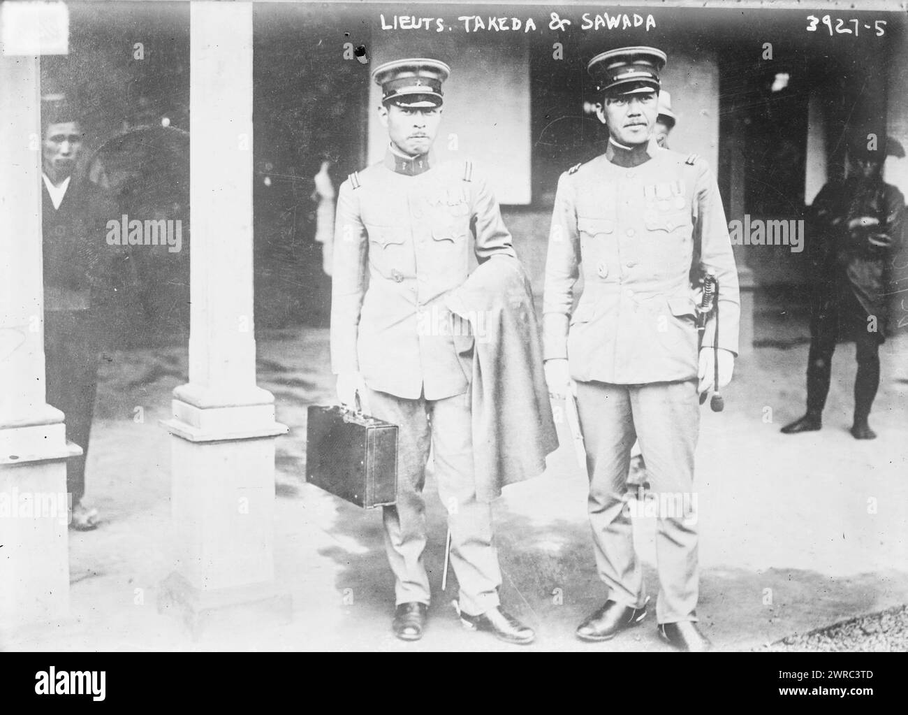 Lieuts. Takeda & Sawada, Photograph shows two officers from the ...
