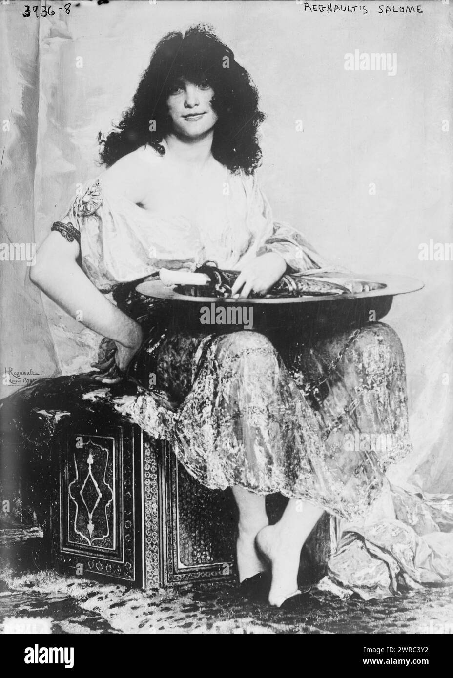 Regnault's Salome, Photograph shows a painting, Salomé, by Henri ...