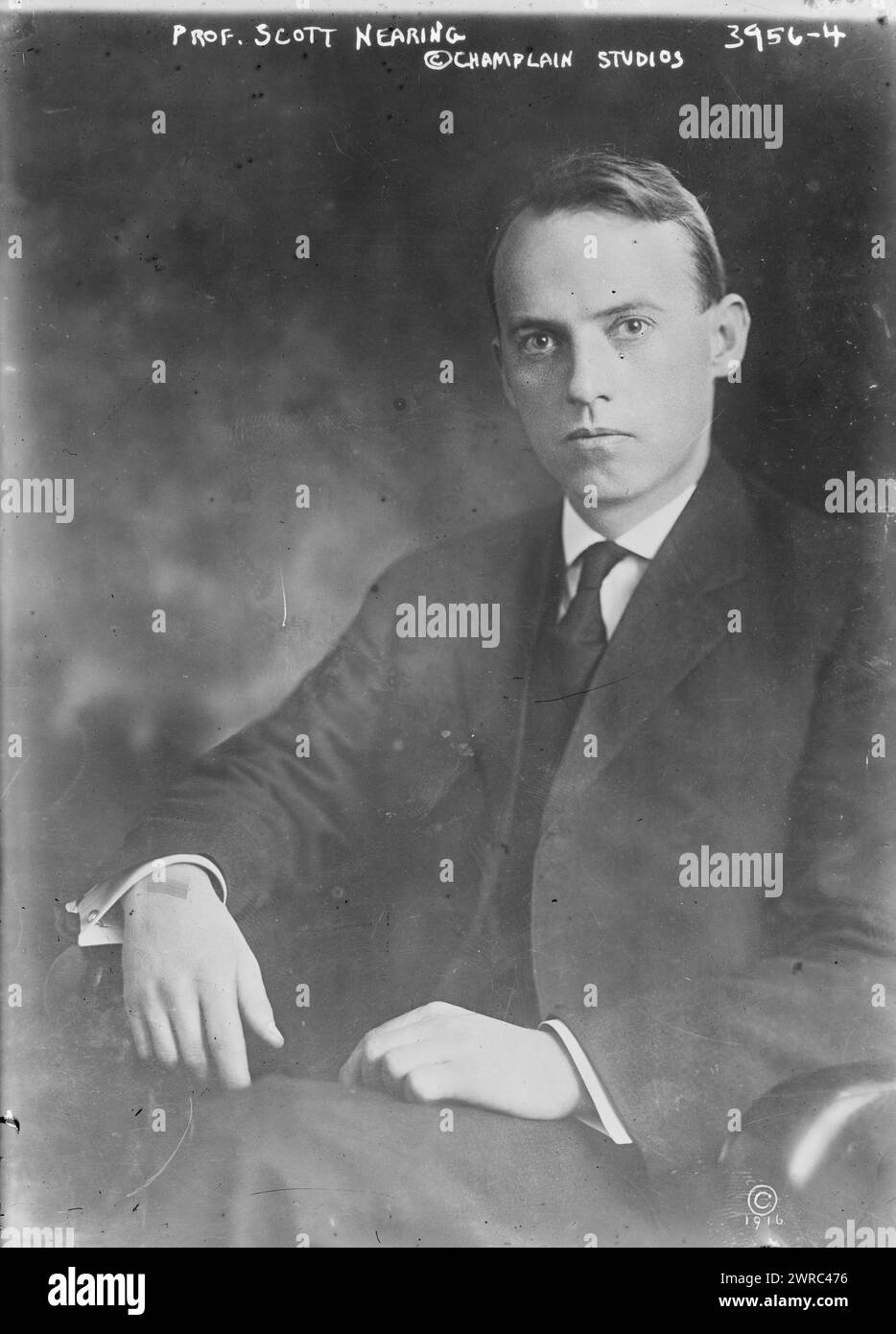 Prof. Scott Nearing, Photograph shows economist Scott Nearing, who was ...