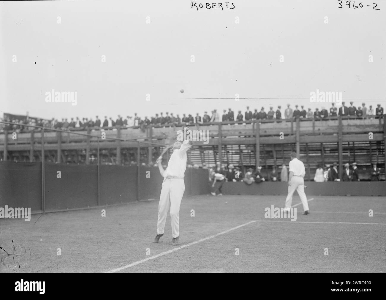 Roberts tennis, Photograph shows tennis player Roland Roberts, probably ...