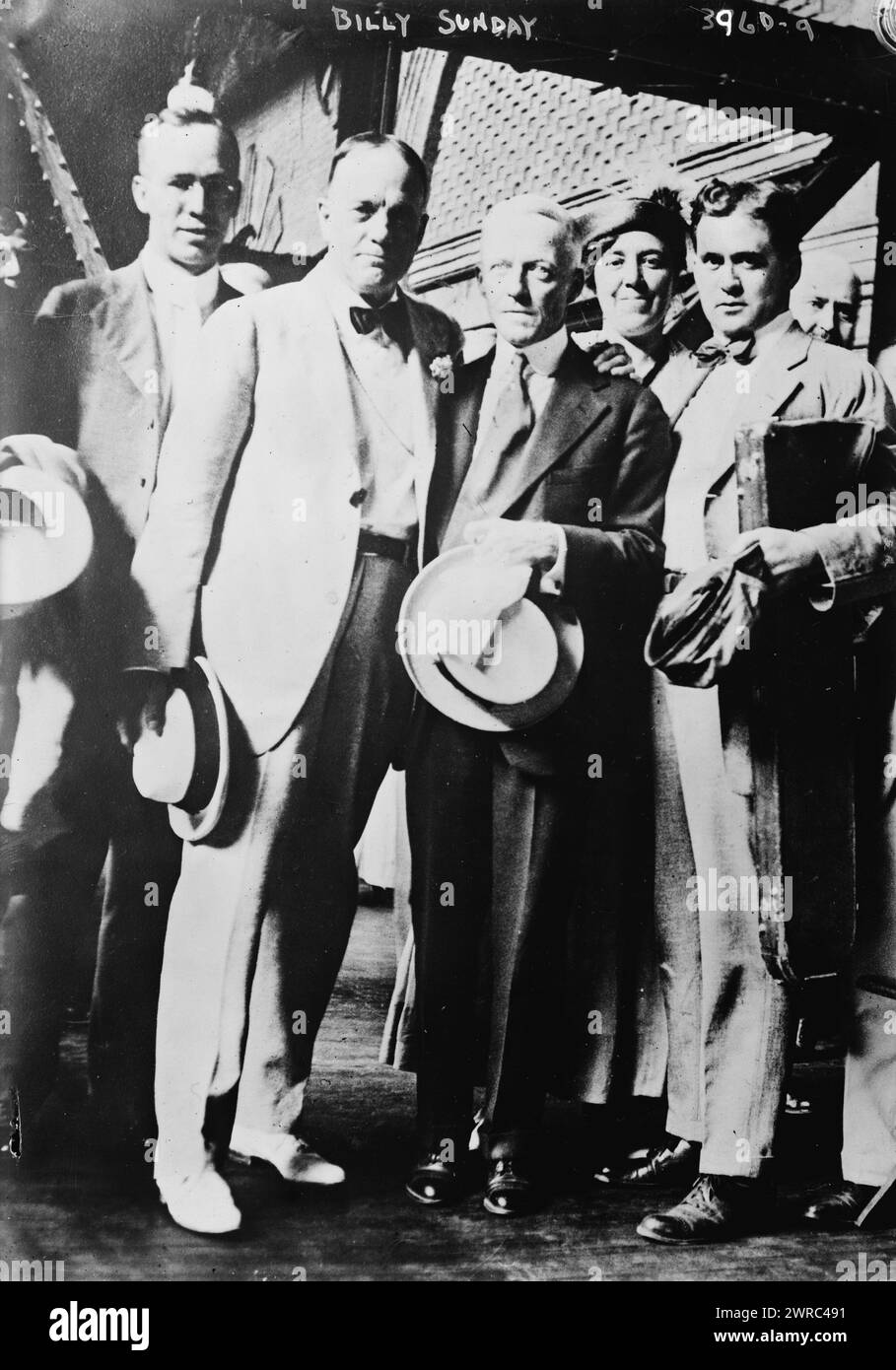 Billy Sunday, Photo shows evangelist William Ashley 'Billy' Sunday ...