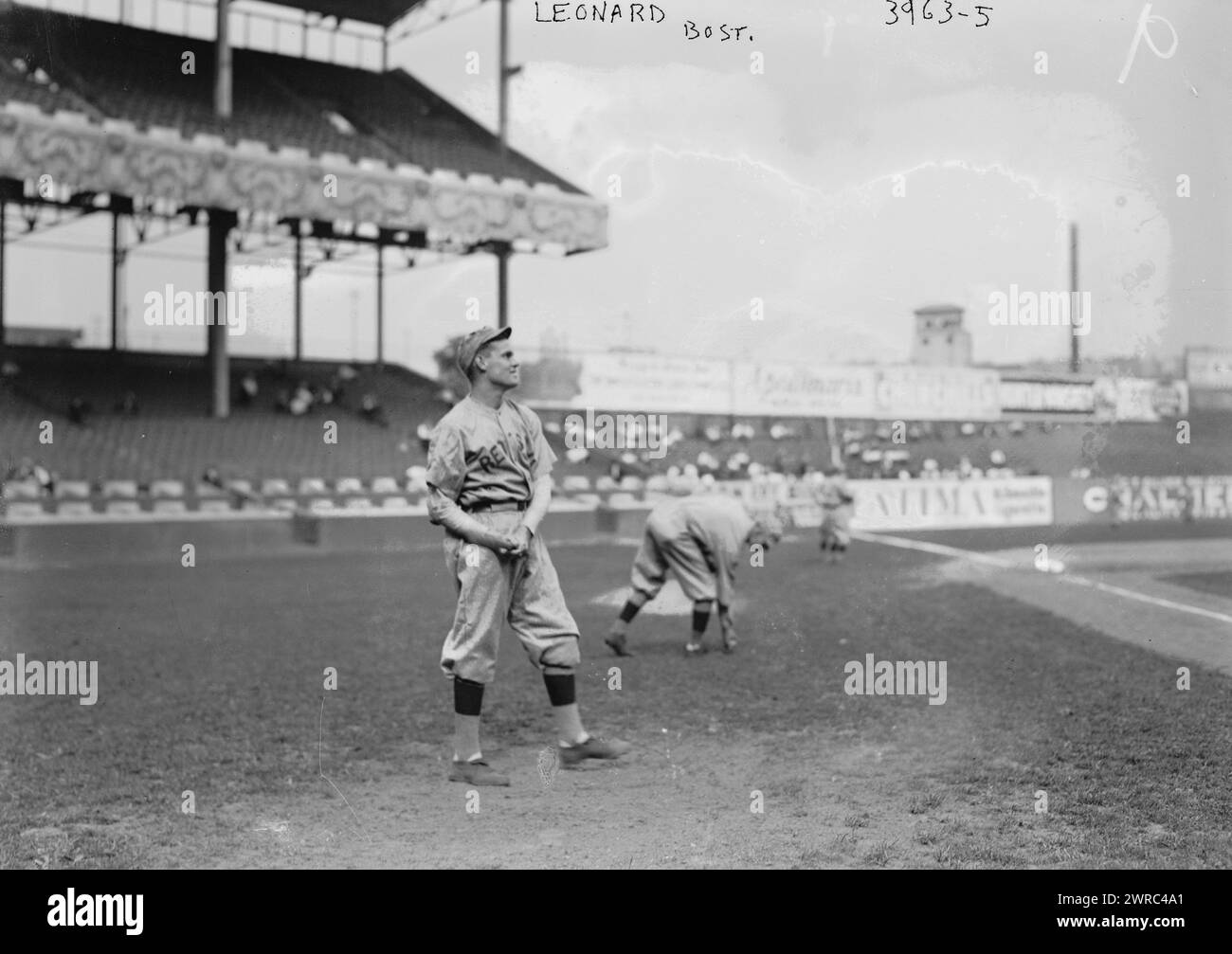 Dutch Leonard, Boston AL (baseball), 1916, Glass negatives, 1 negative ...