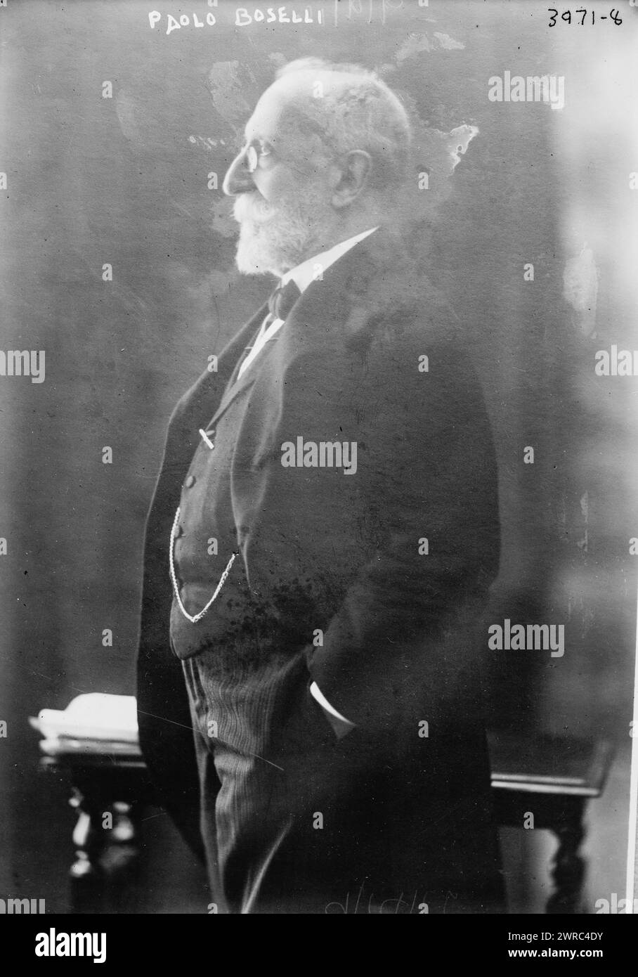 Paolo Boselli, Photograph shows the 34th prime minister of Italy, Paolo ...