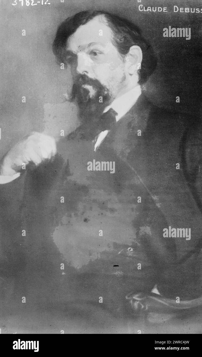 Claude Debussy, Photograph shows a portrait of the composer Claude ...