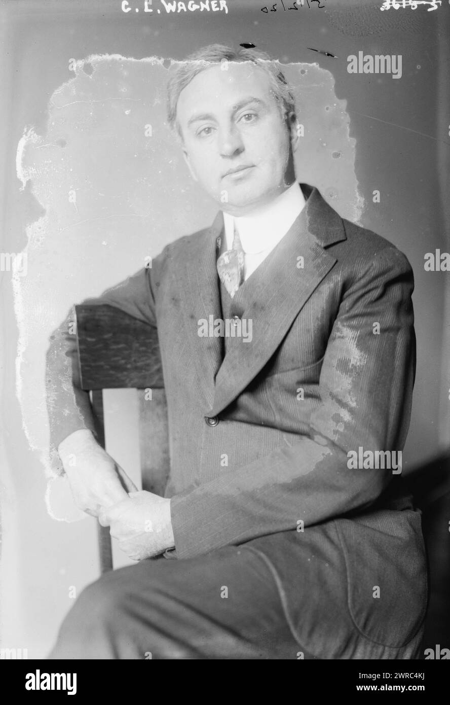 C.L. Wagner, Photograph shows Charles Ludwig Wagner (1869-1956) an ...