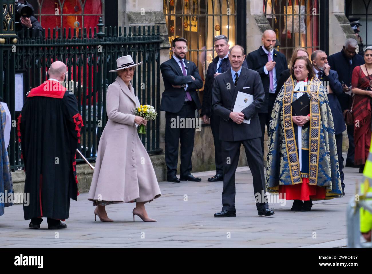 London, UK, 11th March, 2024. Guests attend the Commonwealth Day ...