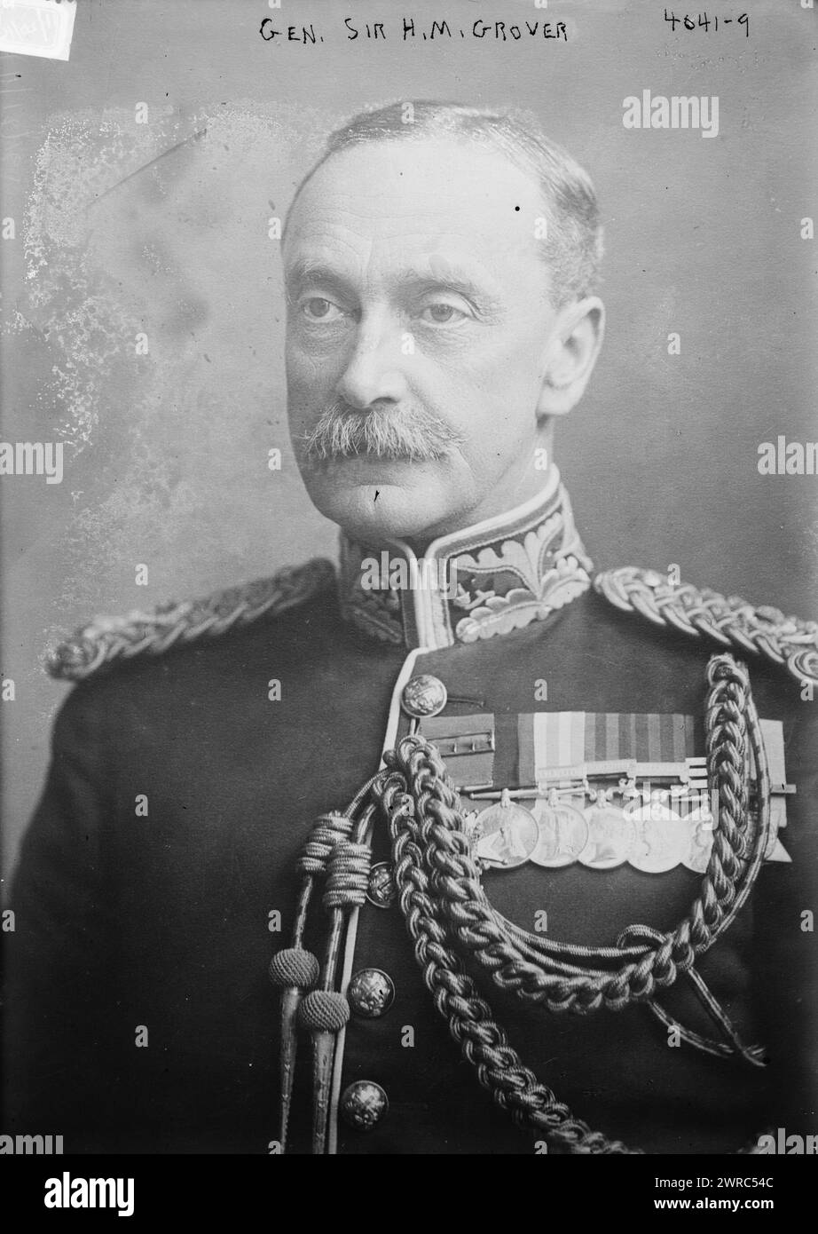 Gen. Sir H.M. Grover, Photograph shows General Sir Malcolm Henry ...