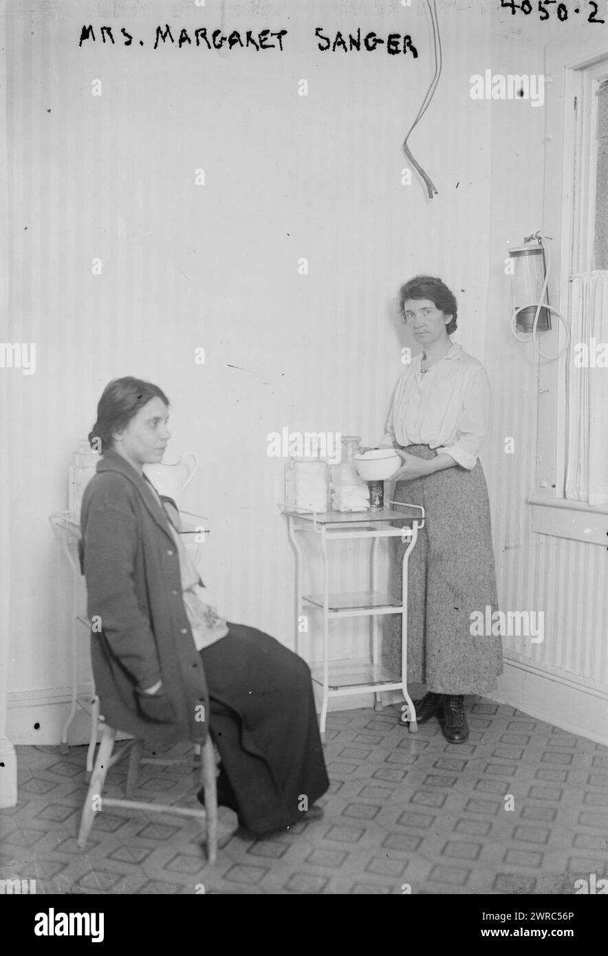 Mrs. Margaret Sanger, Photo shows birth conrol activist Margaret Sanger ...