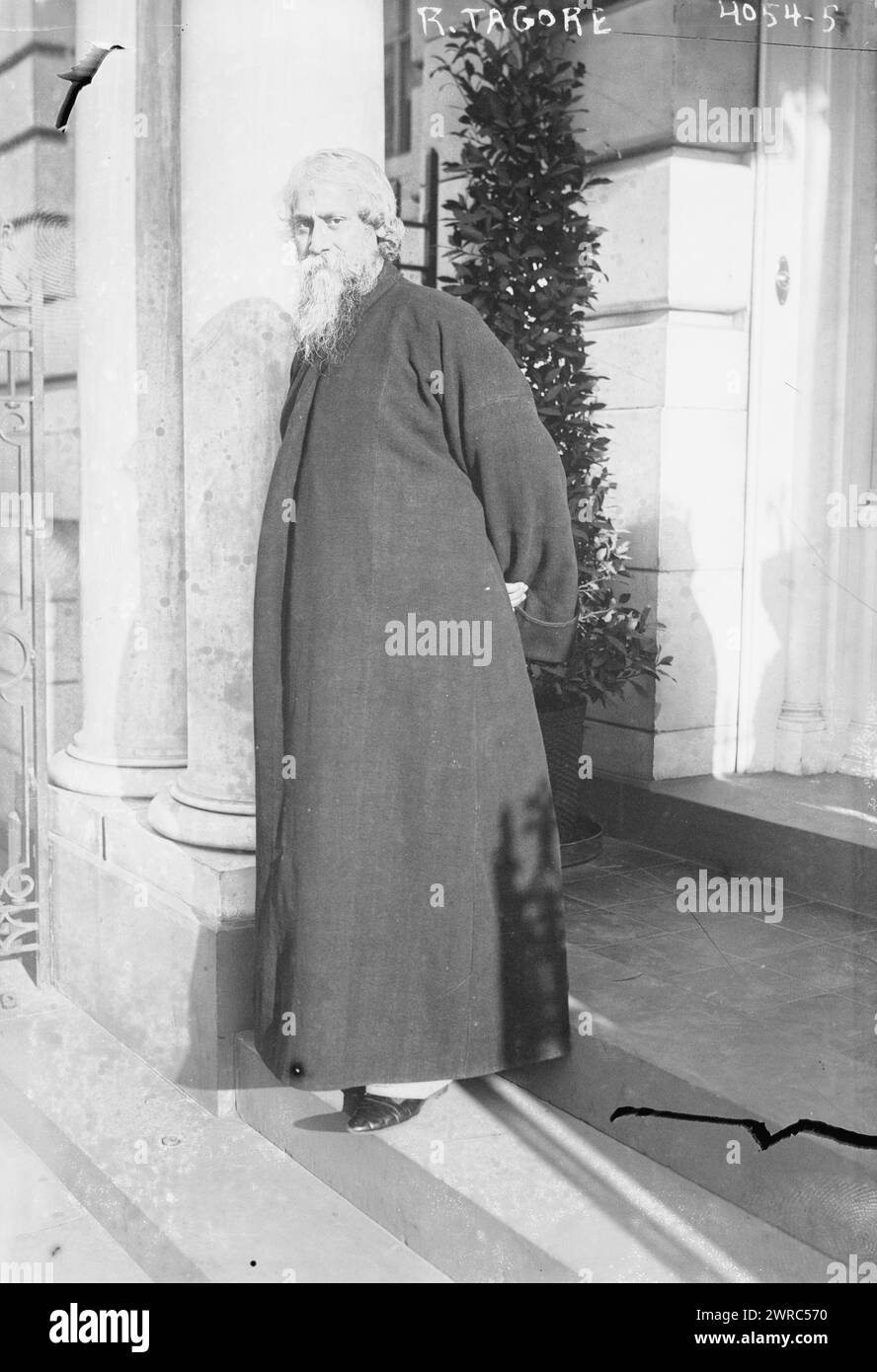 R. Tagore, Photos shows Rabindranath Tagore (1861-1941)., 1916 Nov. 21 ...