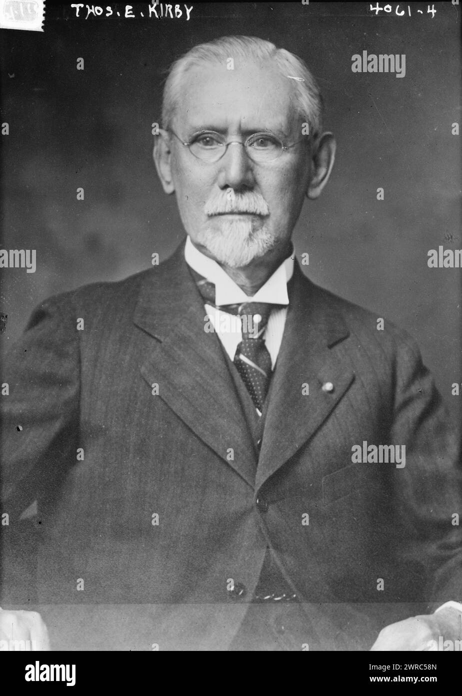 Thos. E. Kirby, Photograph shows art auctioneer Thomas Ellis Kirby ...
