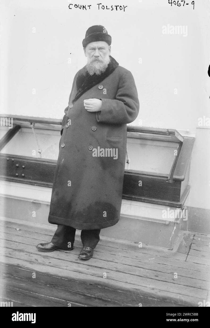 Count Tolstoy, Photo shows Russian writer Ilya Lvovich Tolstoy (1866-1933), a son of Leo Tolstoy ...