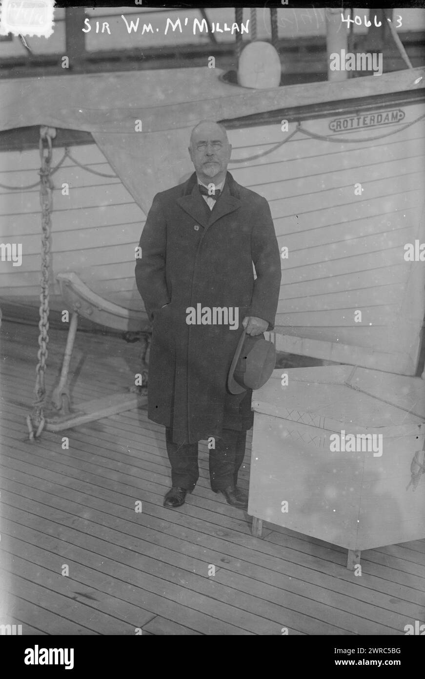 Sir Wm. M'Millan, Photograph shows Australian businessman Sir William McMillan (1850-1926 ...