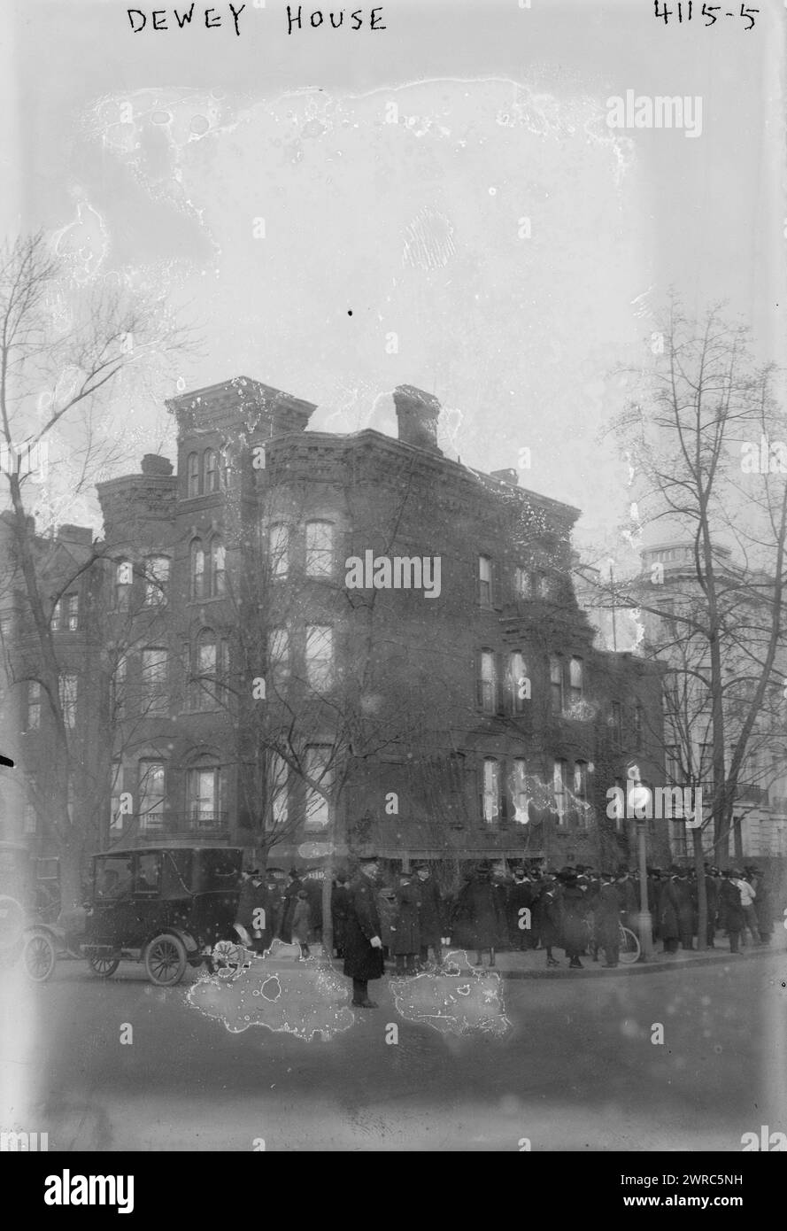 Dewey house, Photograph shows the home of U.S. Admiral George Dewey ...
