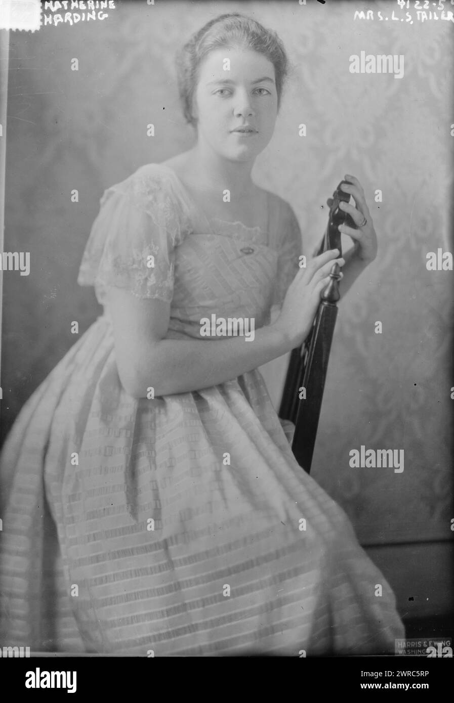 Katherine Harding, Mrs. L.S. Tailer, Photograph shows Katherine Harding ...