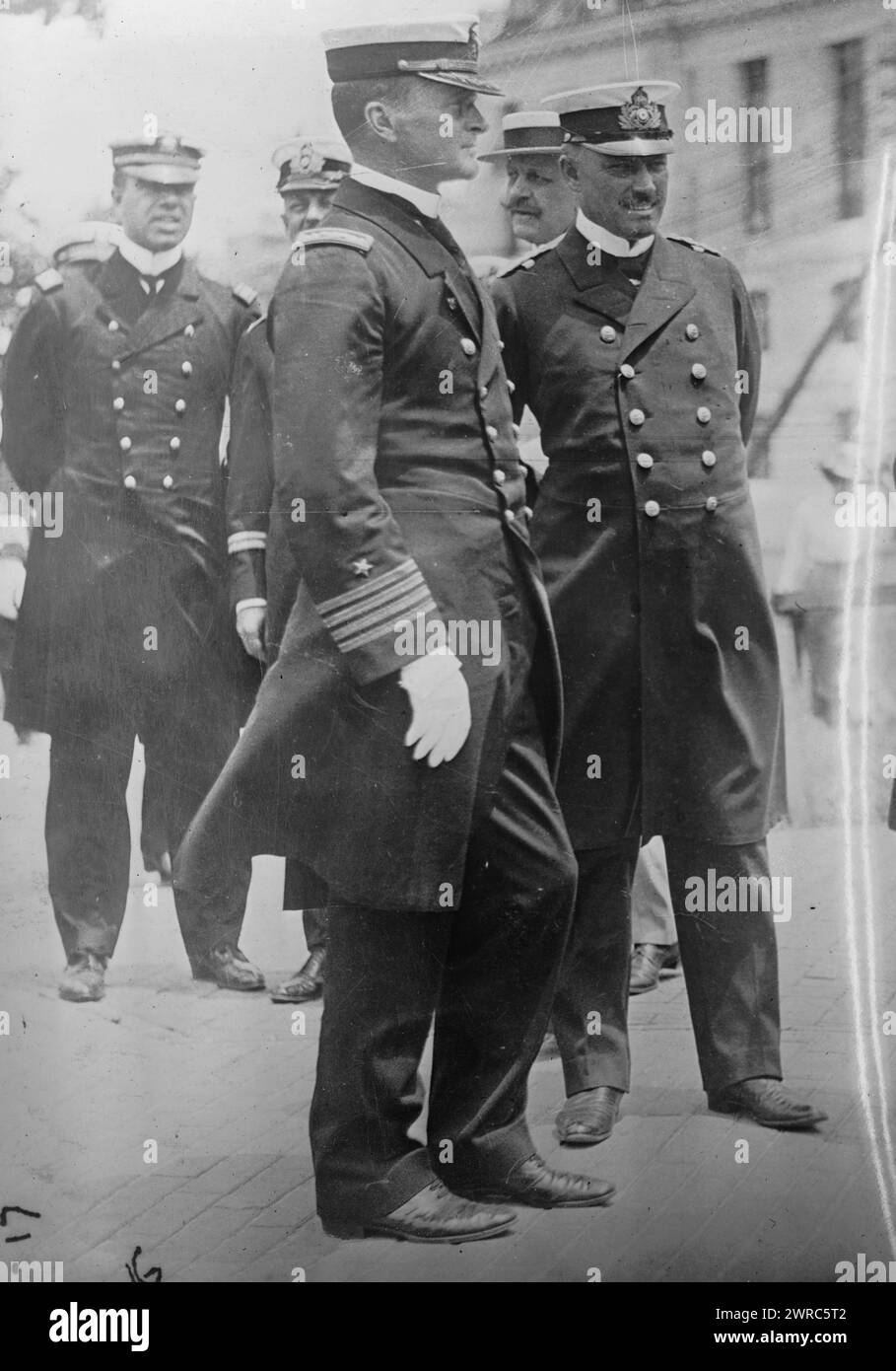 Adm. T.S. Rodgers, Photograph shows Admiral Thomas S. Rodgers among a ...