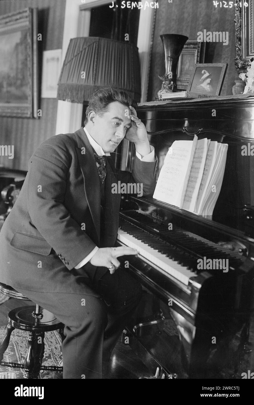 J. Sembach, Photograph shows German opera singer Johannes Sembach at ...