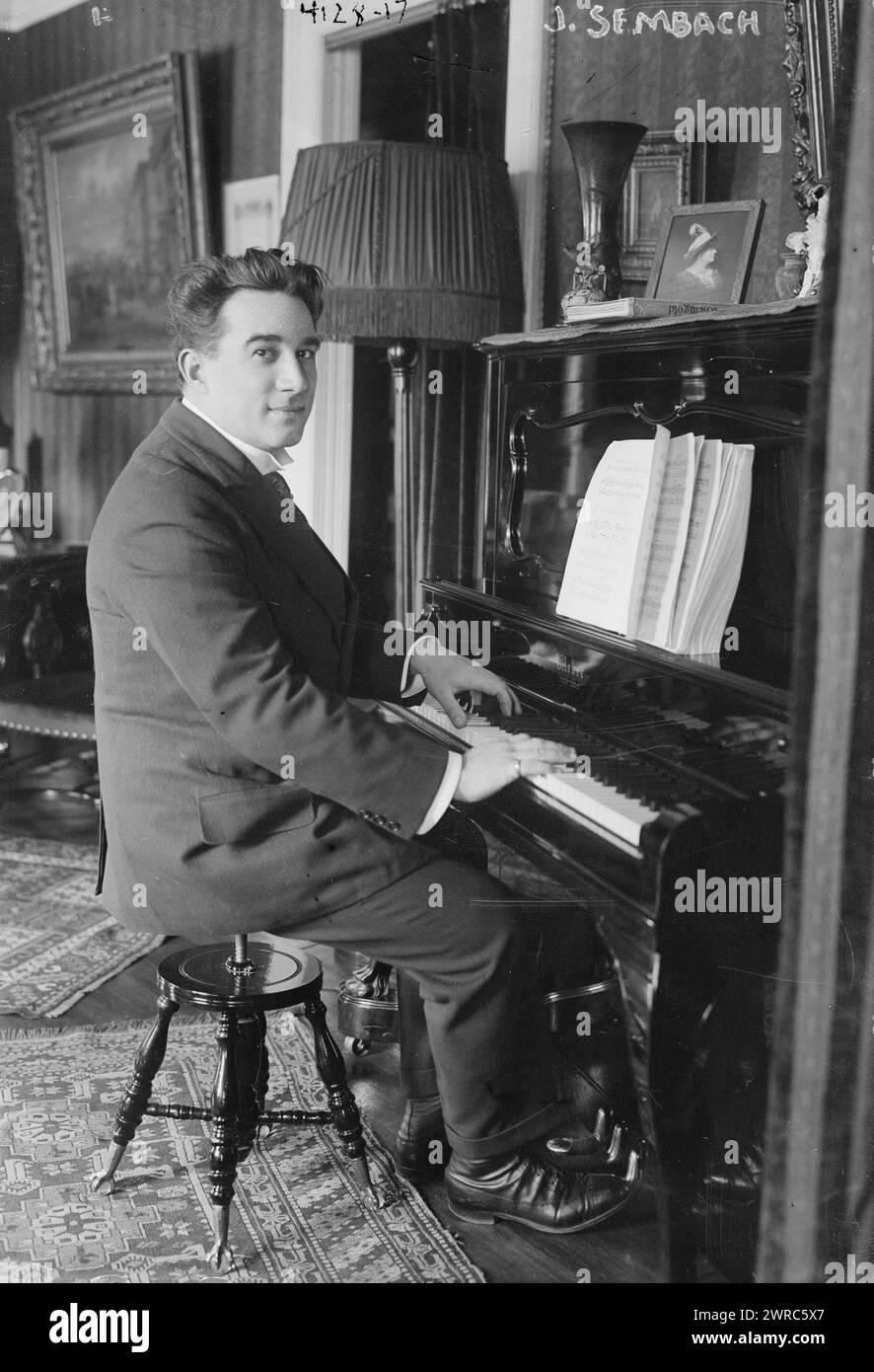 J. Sembach, Photograph shows German opera singer Johannes Sembach at ...