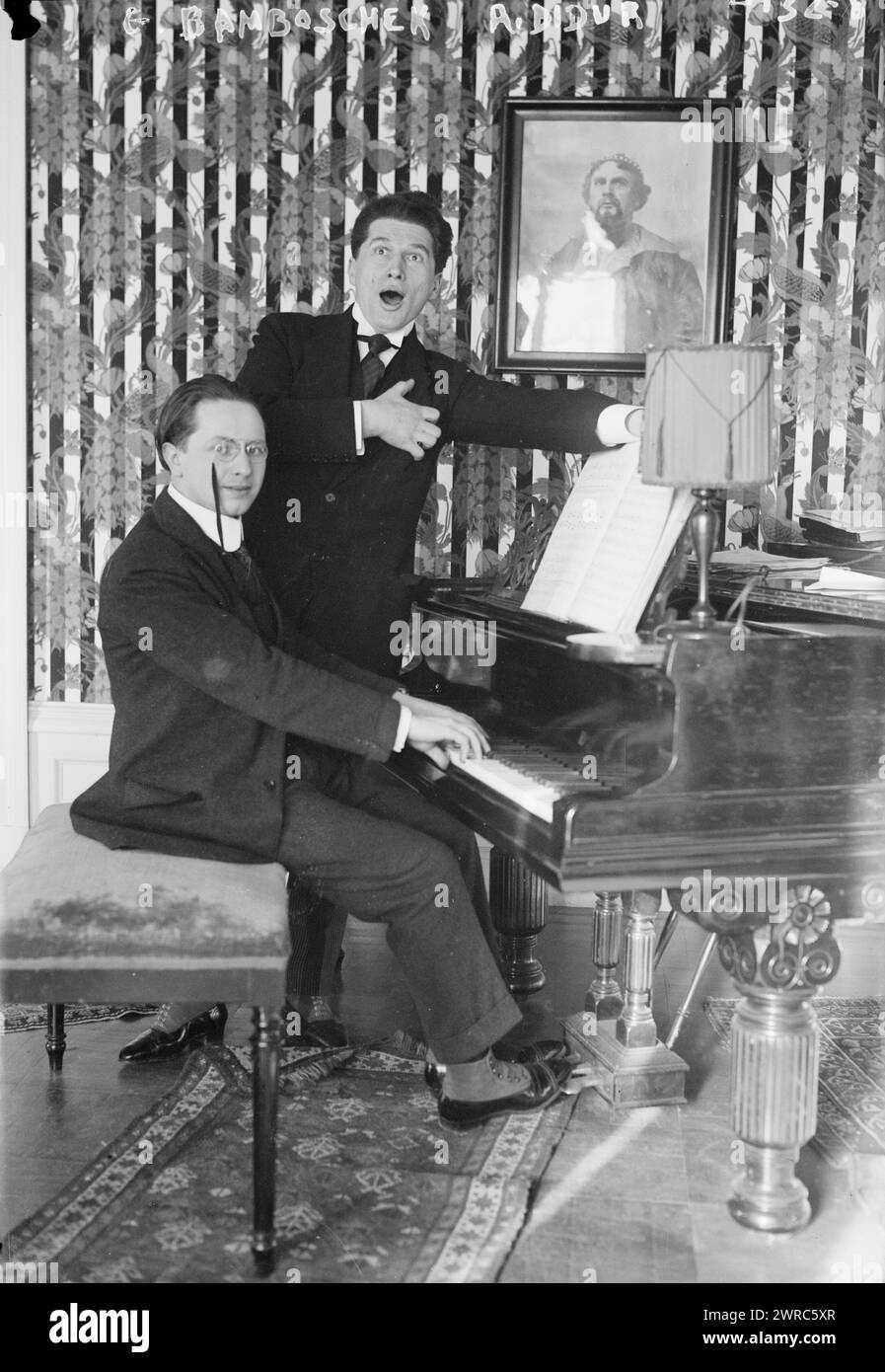 E. Bamboschek, A. Didur, Photograph shows Adam Didur (1873-1946), a ...