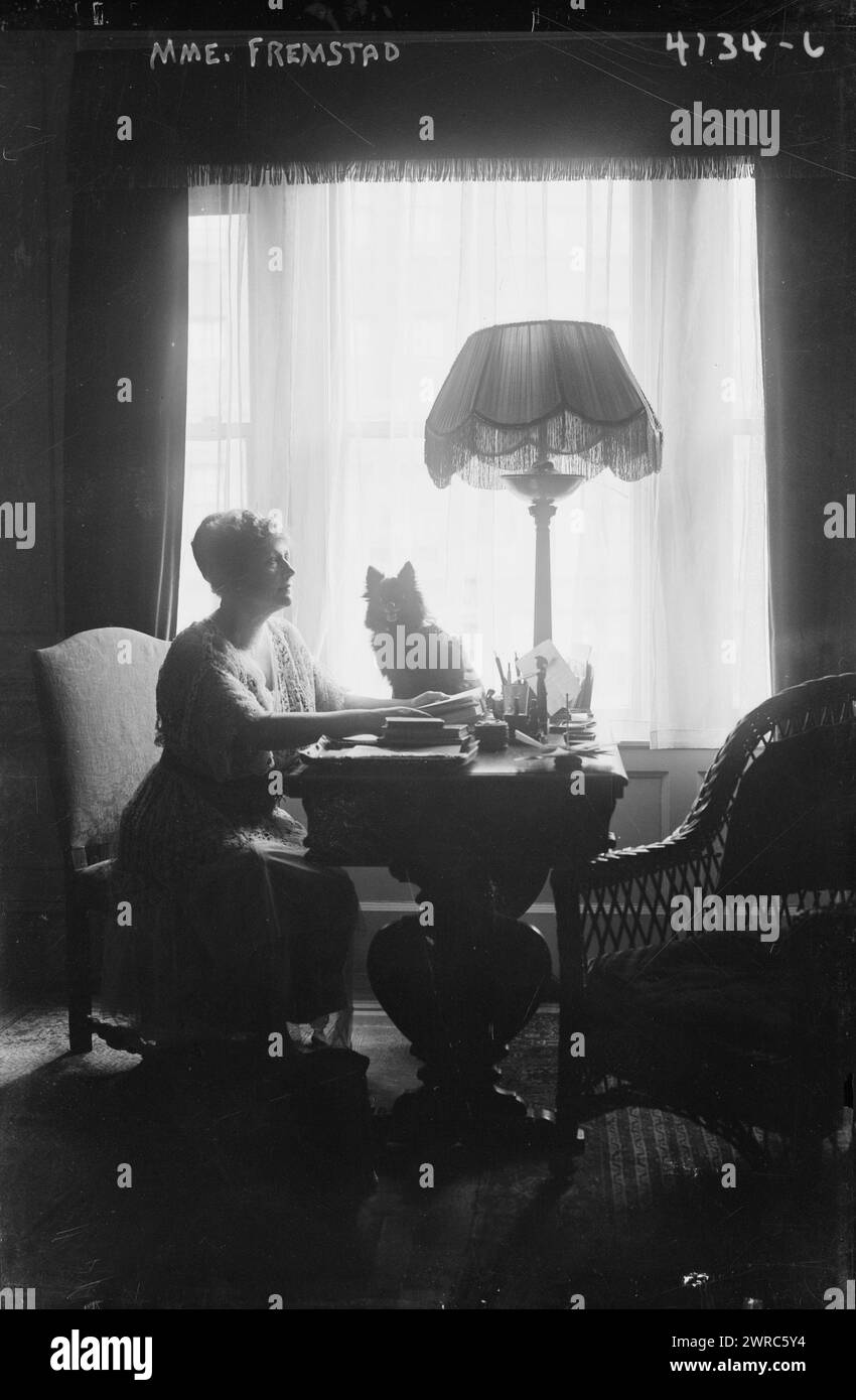 Mme. Fremstad, Photograph shows Swedish-American opera singer Anna ...