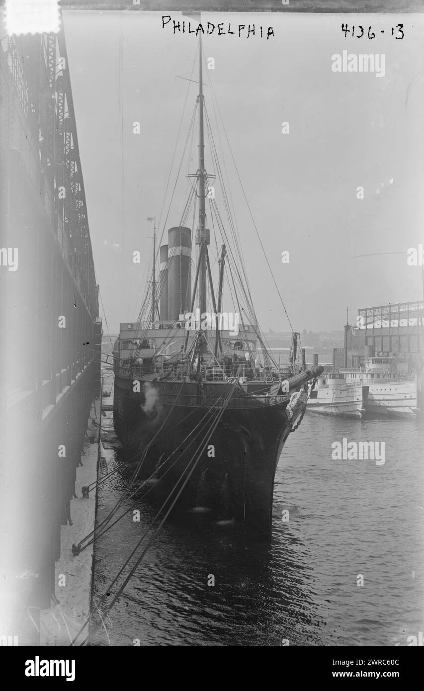 PHILADELPHIA, Photograph shows the S.S. Philadelphia of the American ...