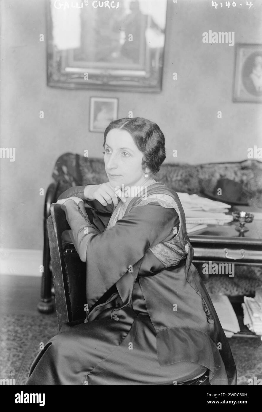 Galli-Curci, Photograph shows Italian coloratura soprano opera singer ...