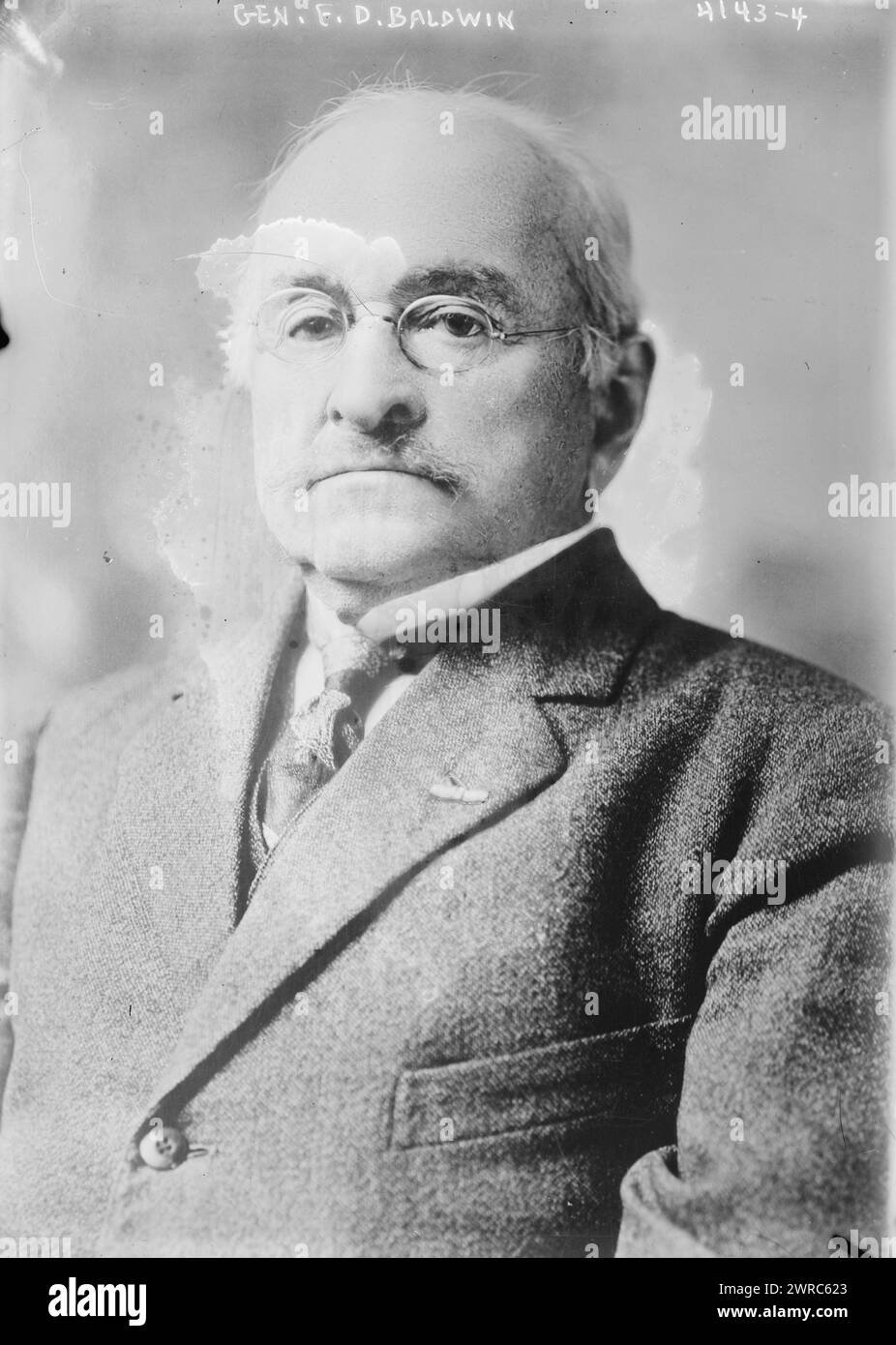 Gen. F.D. Baldwin, Photograph shows General Frank Dwight Baldwin (1842 ...