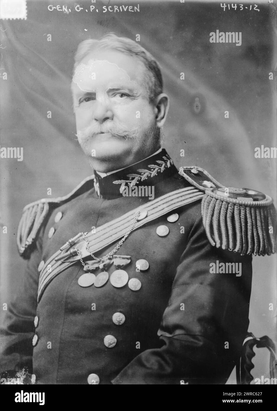 Gen. G.P. Scriven, Photograph shows George Percival Scriven, Chief ...