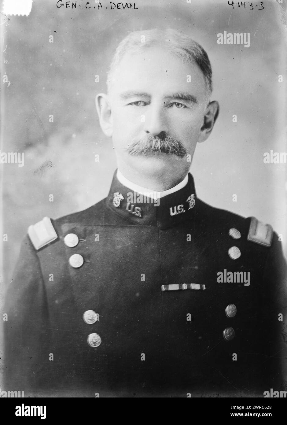 Gen. C.A. Devol, Photograph shows Carroll Augustine Devol (1859-1930 ...