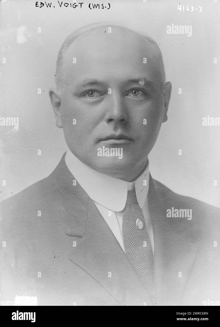 Edw. Voigt (Wis.), Photograph shows Edward Voigt (1873-1934) who served ...
