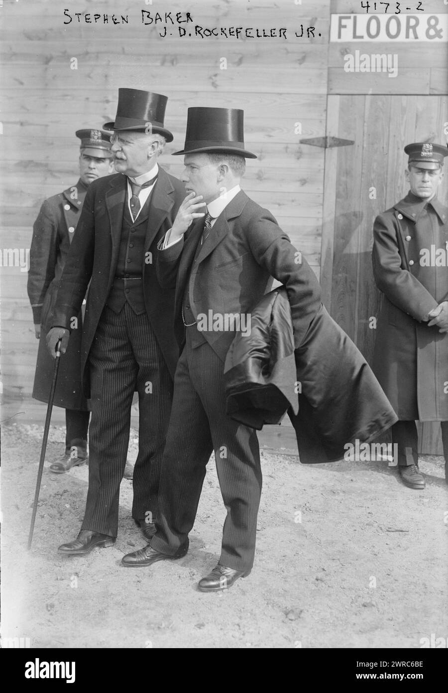 Stephen Baker, J.D. Rockefeller Jr., Photograph shows John D ...