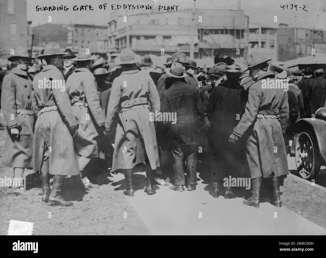 Guarding gate Black and White Stock Photos & Images - Alamy
