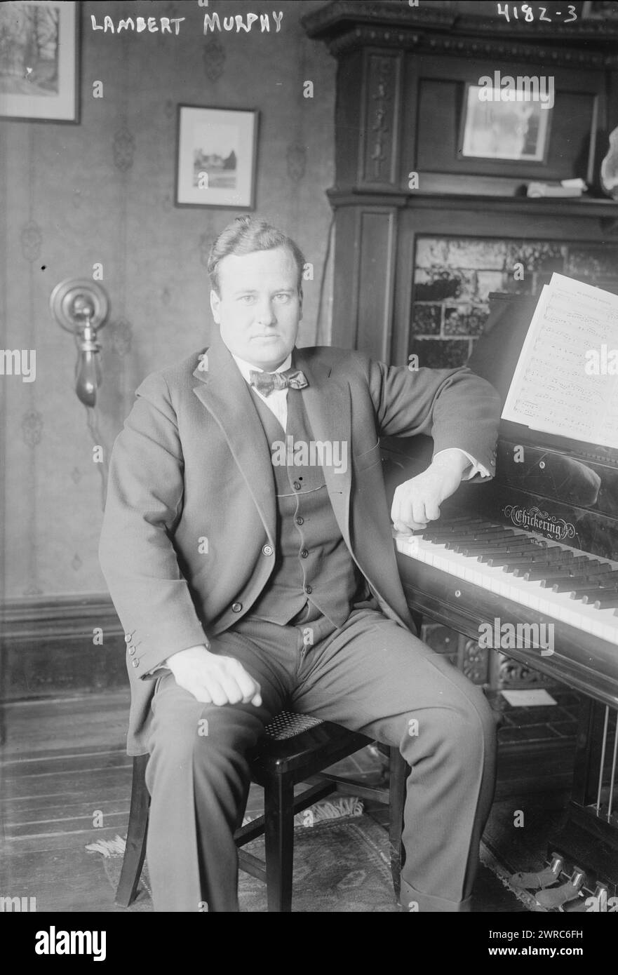 Lambert Murphy, Photograph shows American tenor opera singer Lambert ...