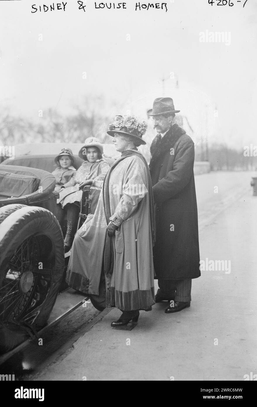 Sidney & Louise Homer, Photograph shows American contralto opera singer ...