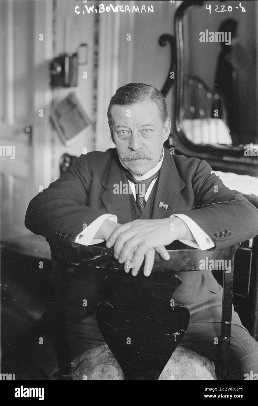 C.W. Bowerman, Photograph shows Charles William Bowerman (1851-1947), a ...