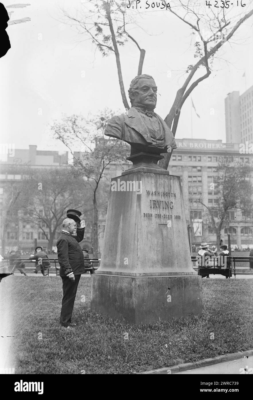 J.P. Sousa, Photo shows composer and conductor John Philip Sousa (1854 ...