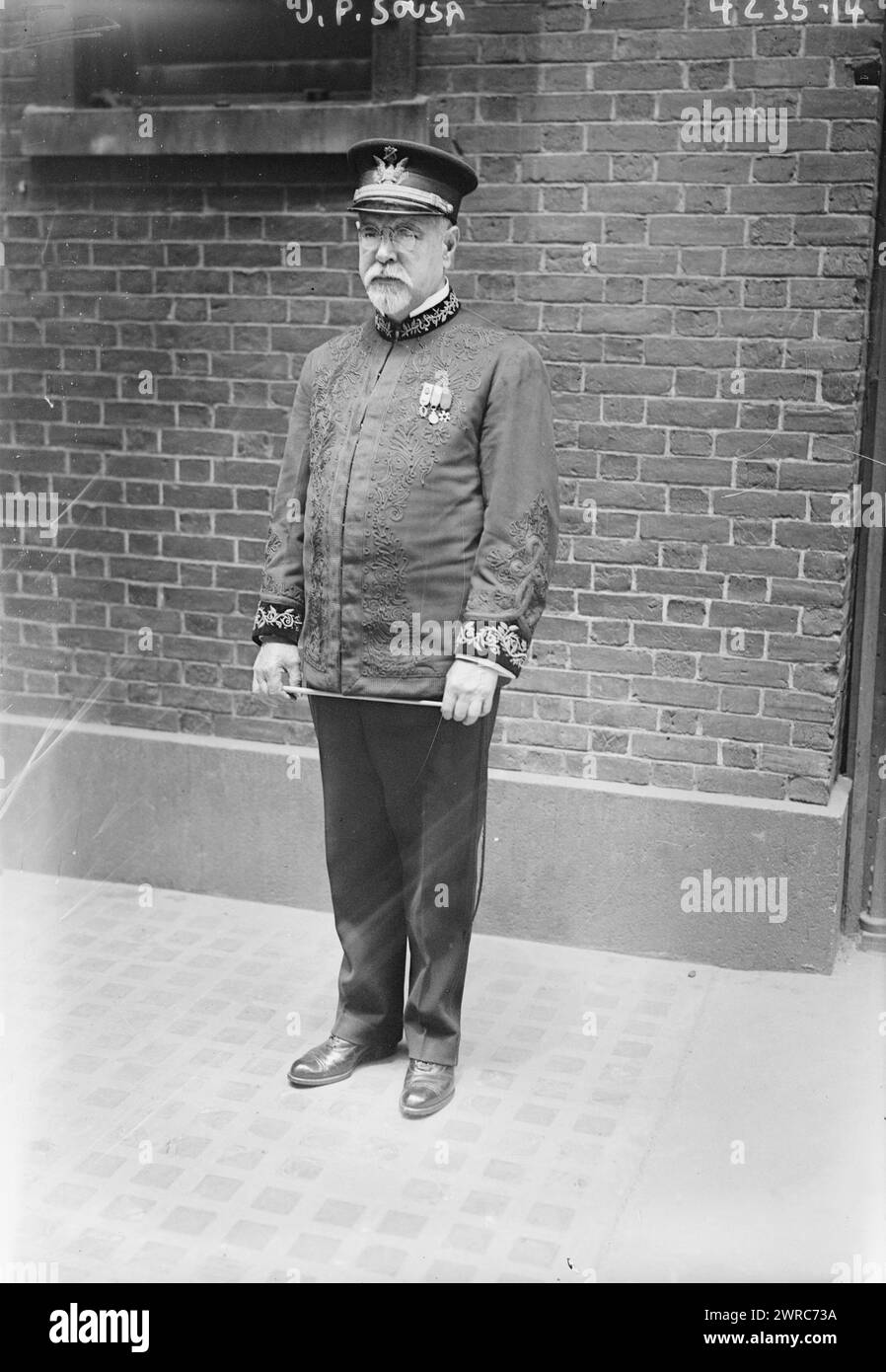 J.P. Sousa, Photo shows composer and conductor John Philip Sousa (1854 ...