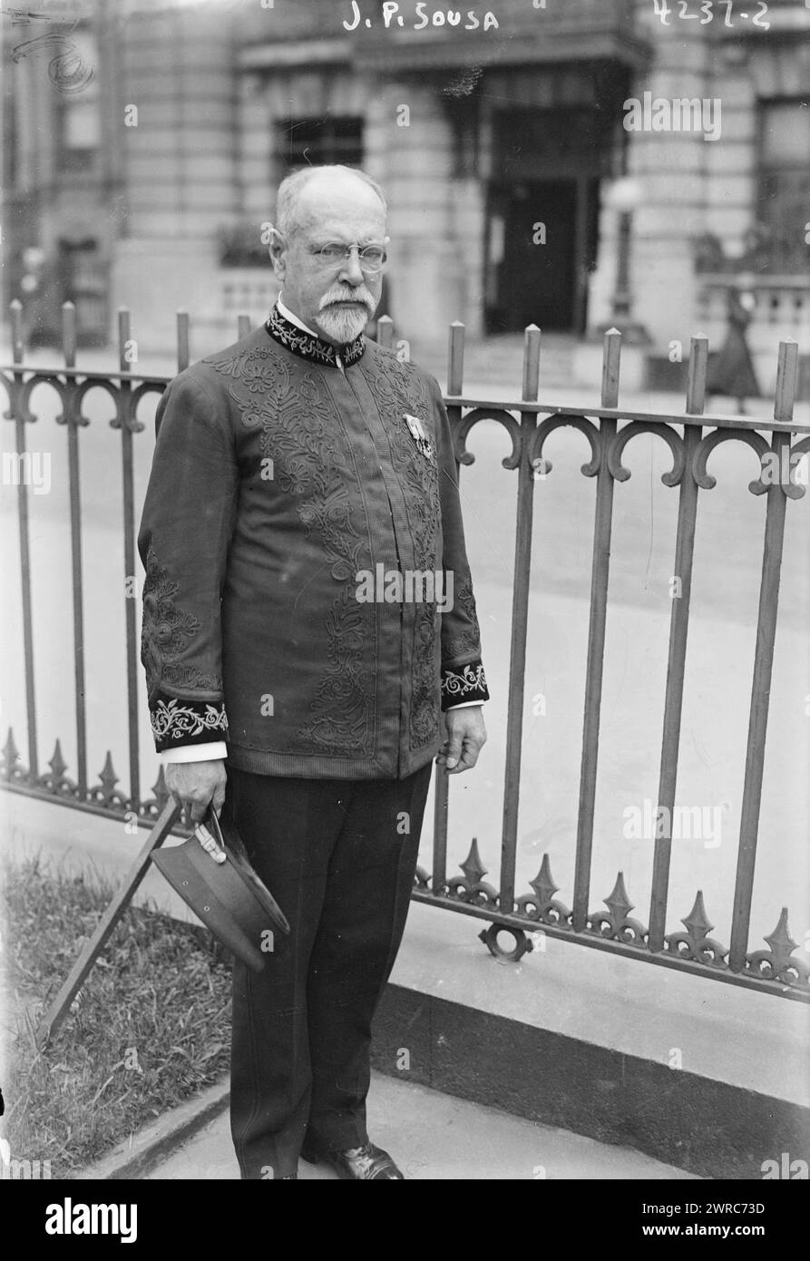 J.P. Sousa, Photo shows composer and conductor John Philip Sousa ...