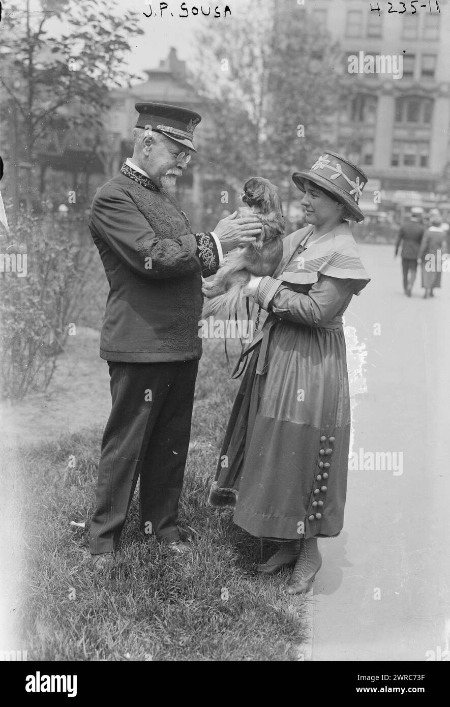 J.P. Sousa, Photo shows composer and conductor John Philip Sousa (1854 ...