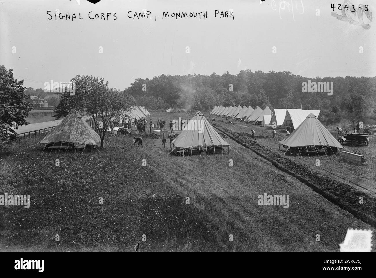 Signal Corps camp, Monmouth Park, between ca. 1915 and ca. 1920 ...