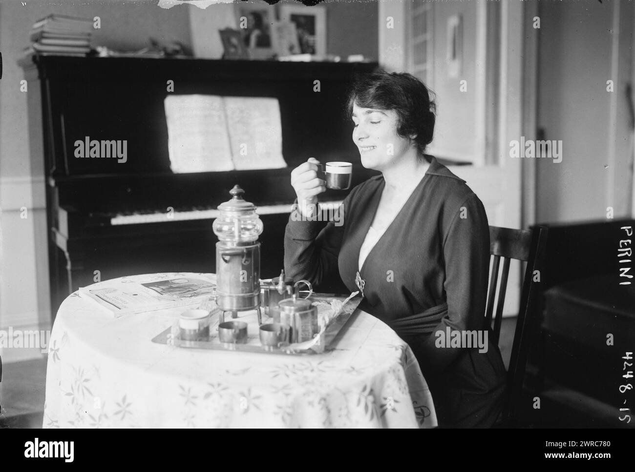 Perini, Photograph shows Flora Perini (1887-1975), an Italian mezzo ...