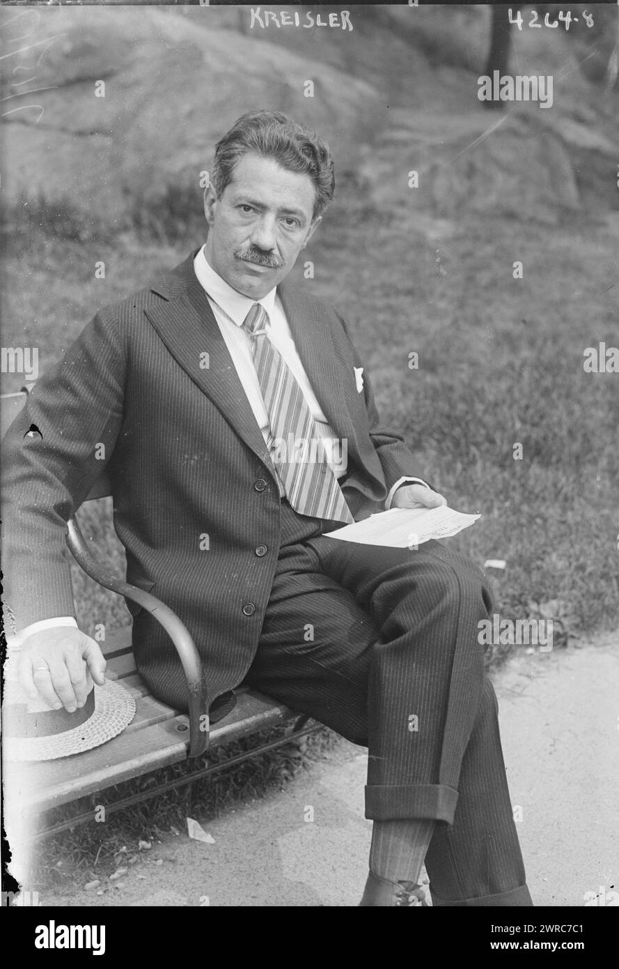 Kreisler, Photograph shows violinist Friedrich 'Fritz' Kreisler (1875 ...